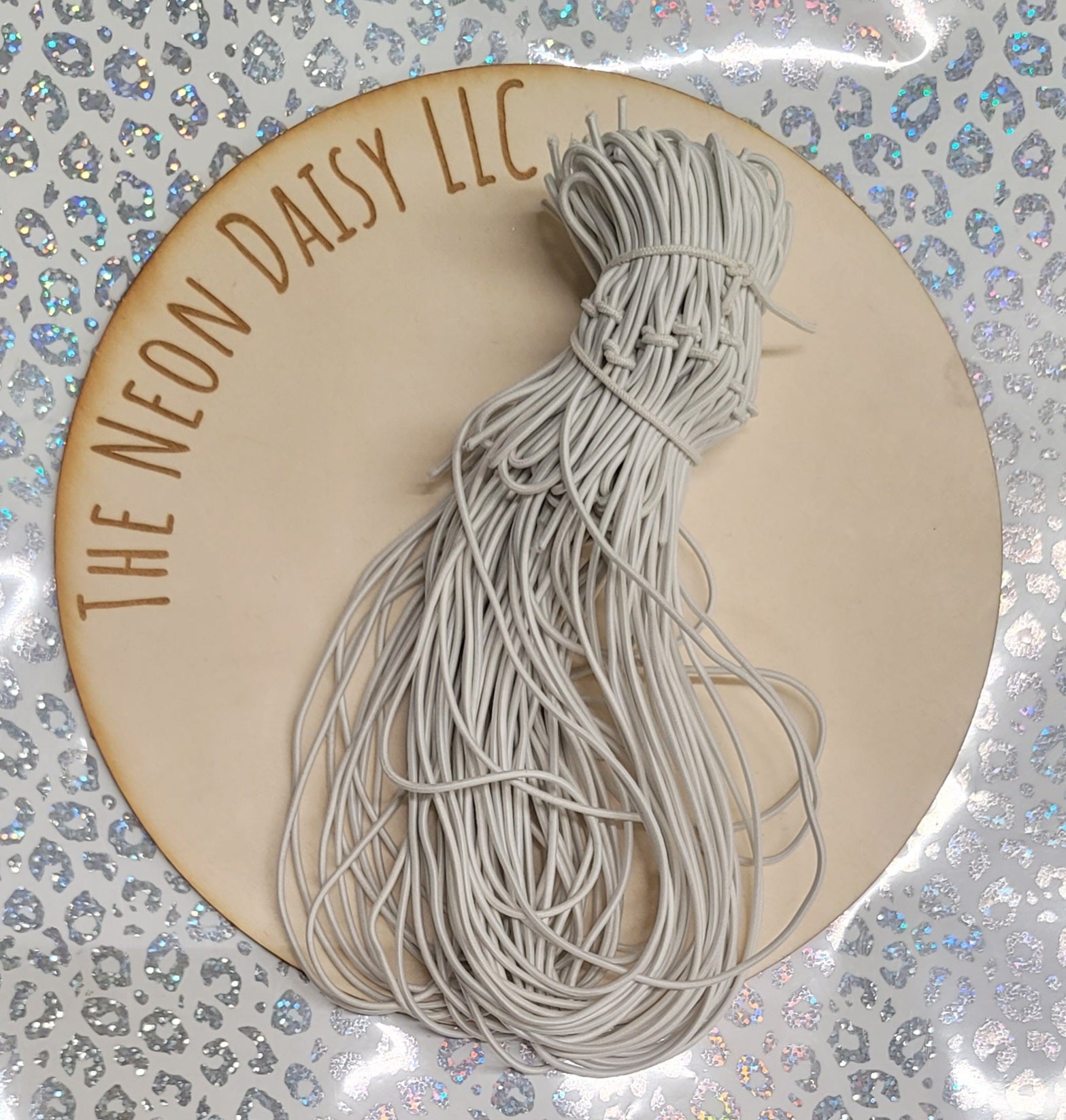 16" White Elastic Stretch Loops – The Neon Daisy LLC